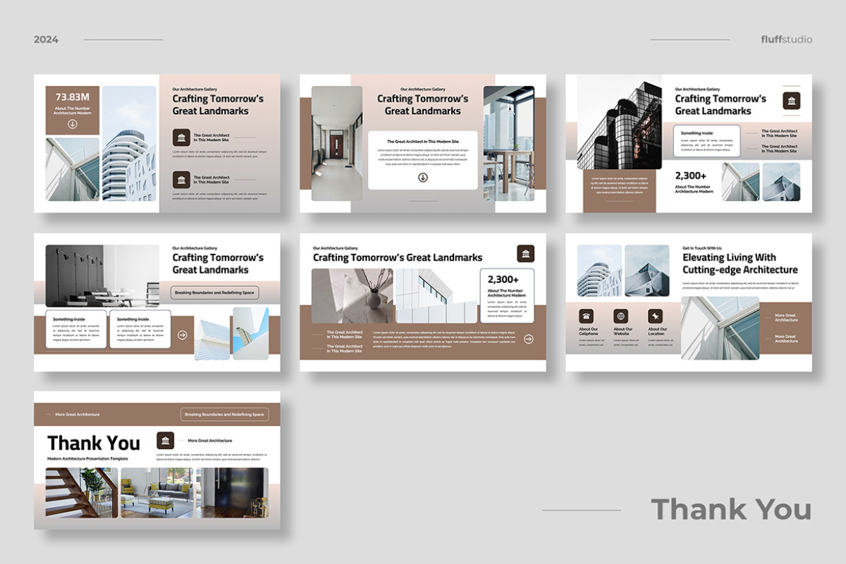 Modern Architecture Powerpoint Template | Nulivo Market