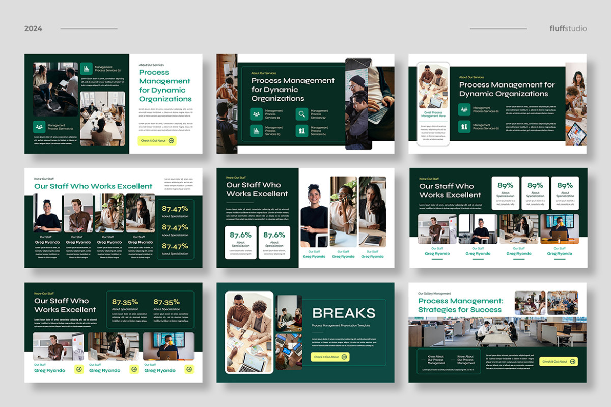 Process Management Google Slides Template | Nulivo Market