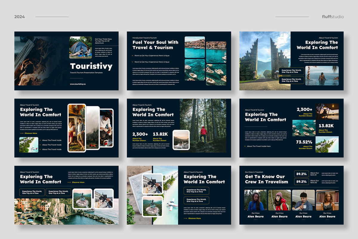 Travel & Tourism Google Slides Template | Nulivo Market