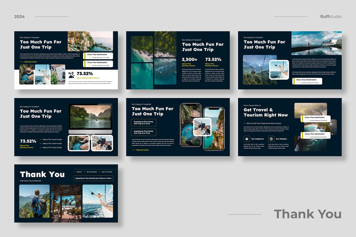 Travel & Tourism Google Slides Template | Nulivo Market