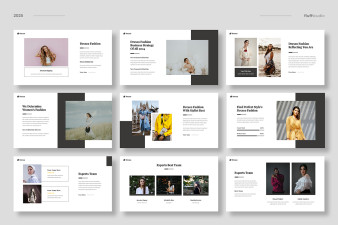 Fashion & Clothing Powerpoint Template | Nulivo Market
