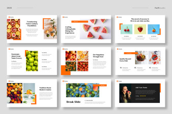 Food & Restaurant Powerpoint Template | Nulivo Market