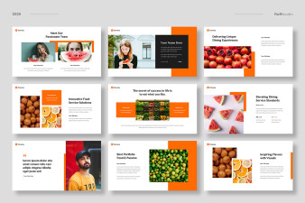 Food & Restaurant Powerpoint Template | Nulivo Market