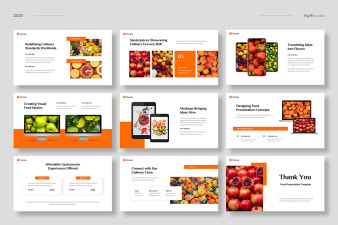 Food & Restaurant Powerpoint Template | Nulivo Market
