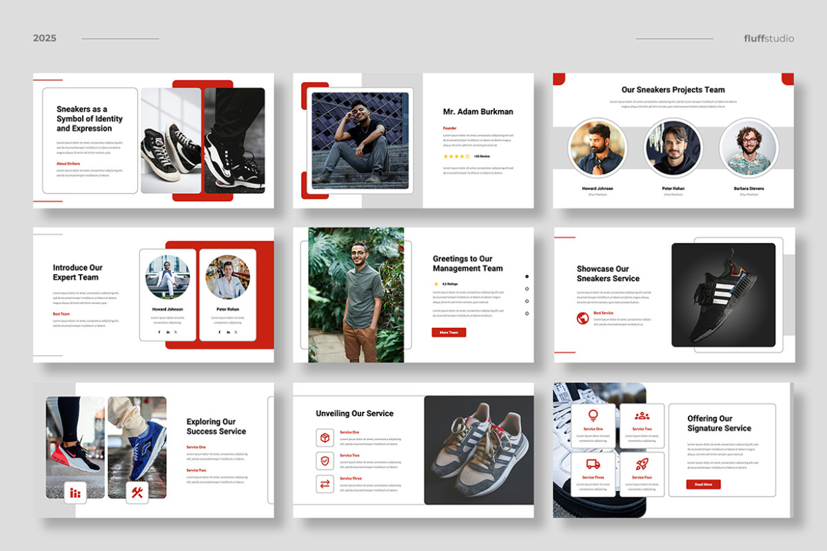 Sneakers & Shoes Powerpoint Template | Nulivo Market