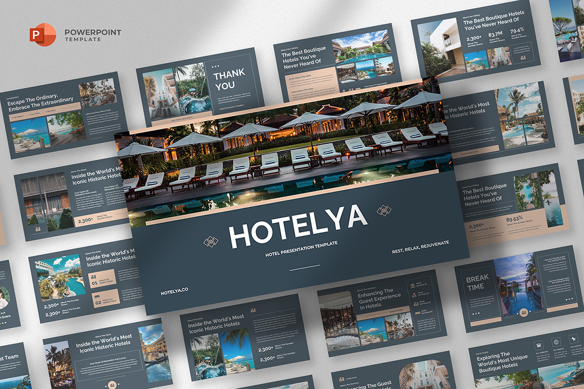 Luxury Hotel Powerpoint Template | Nulivo Market