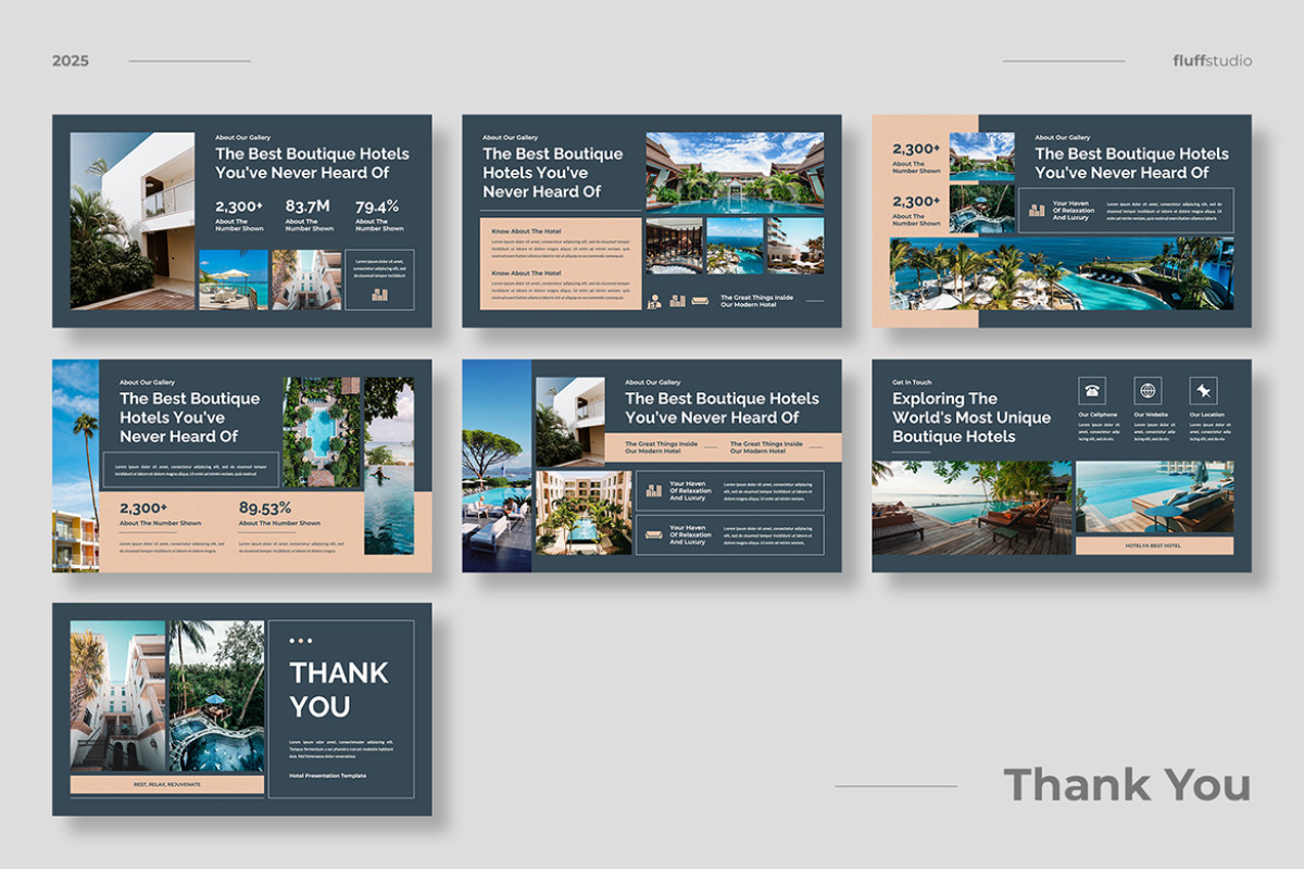Luxury Hotel Powerpoint Template | Nulivo Market