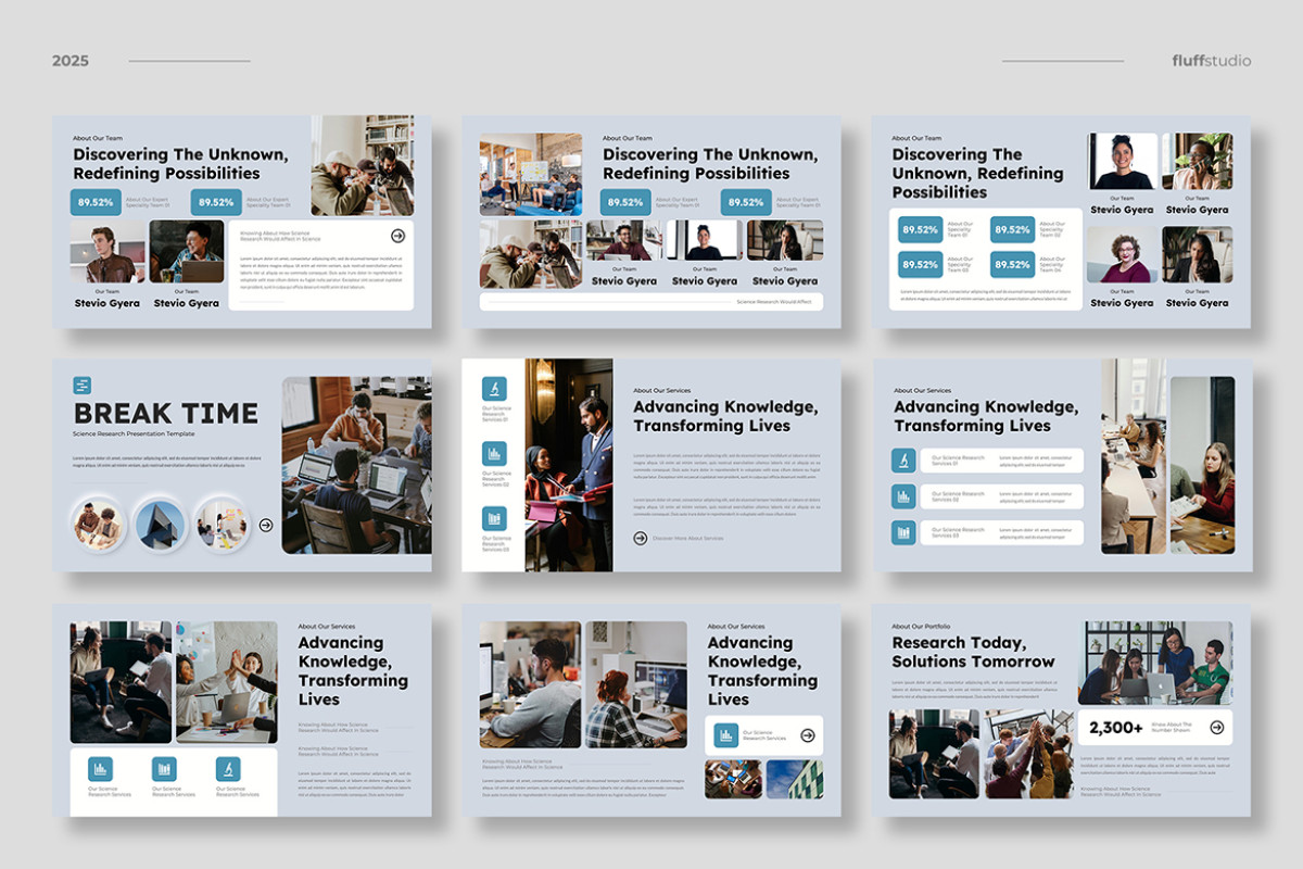 Science Research Powerpoint Template | Nulivo Market