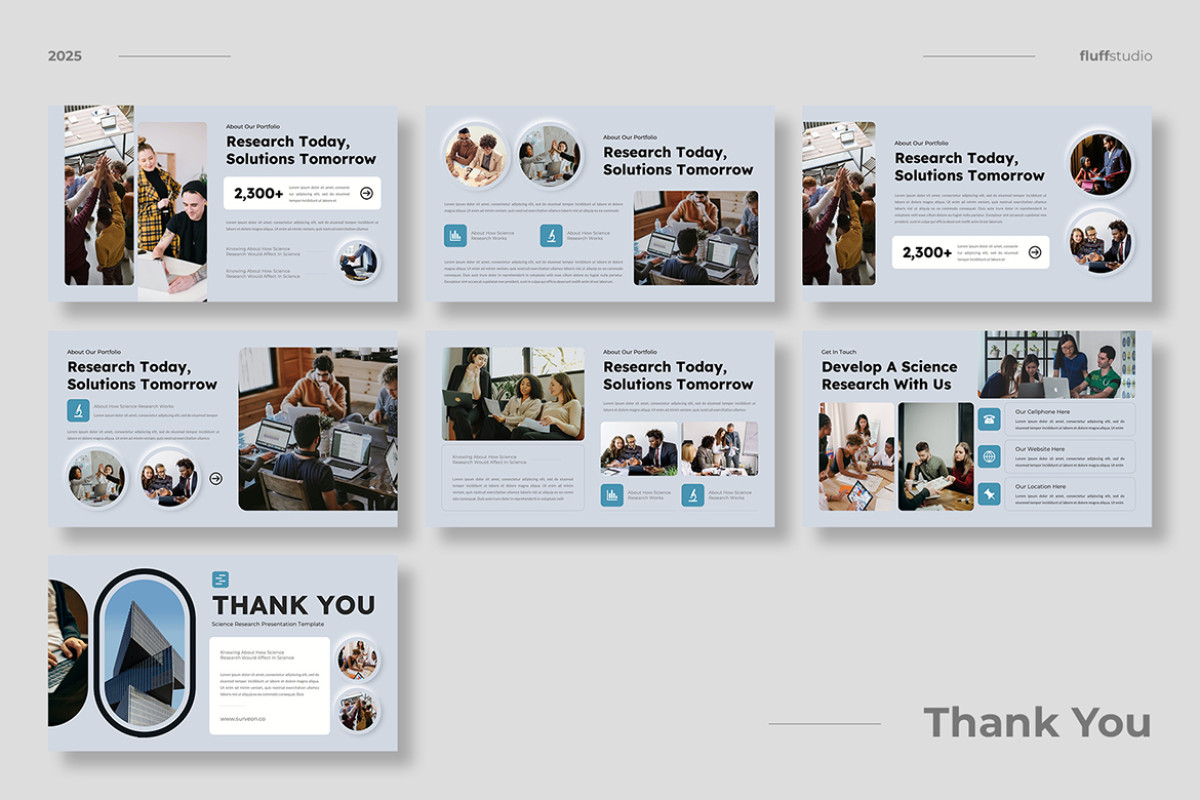 Science Research Powerpoint Template | Nulivo Market