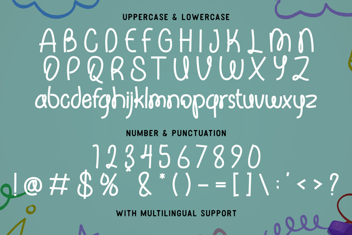 Piesta Kids - Playful Cute Handwritten Font | Nulivo Market