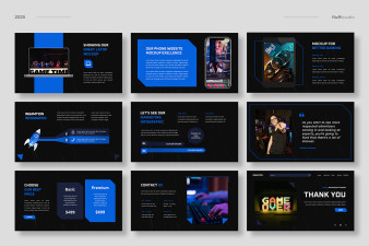 Gaming eSports Google Slides Template | Nulivo Market