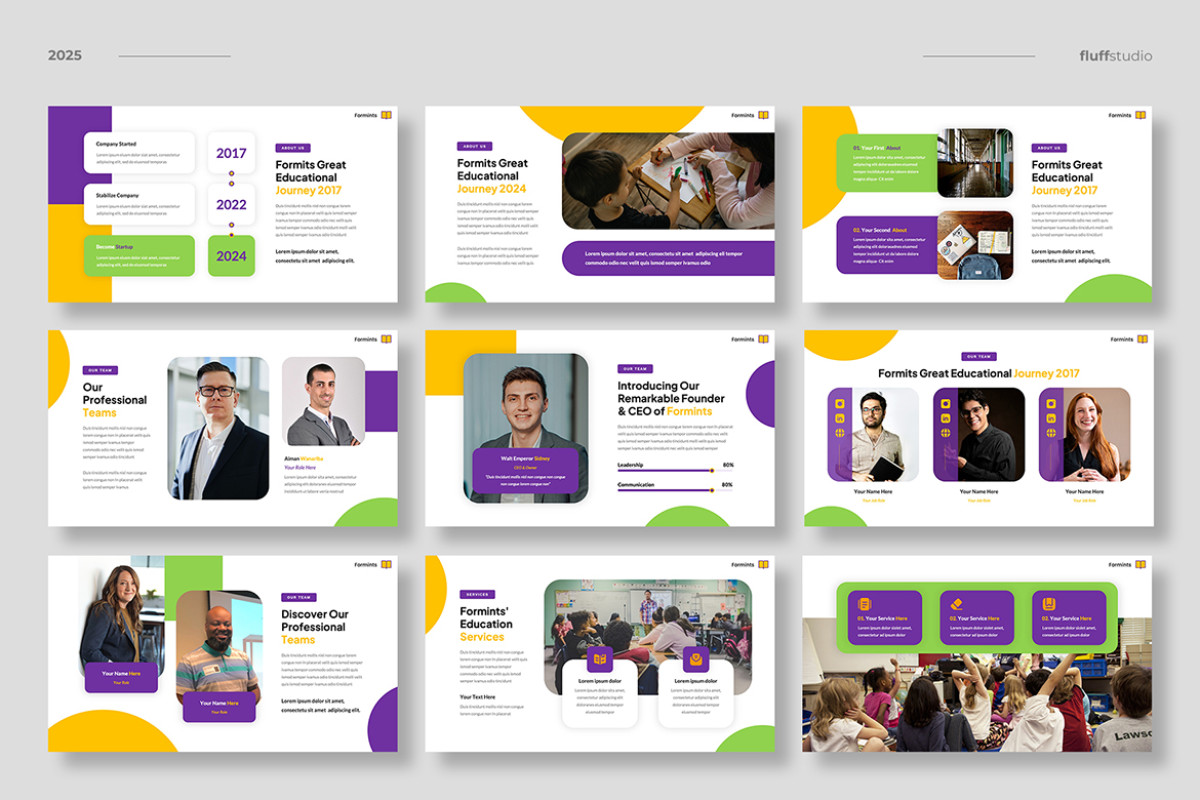 University & Education Powerpoint Template | Nulivo Market