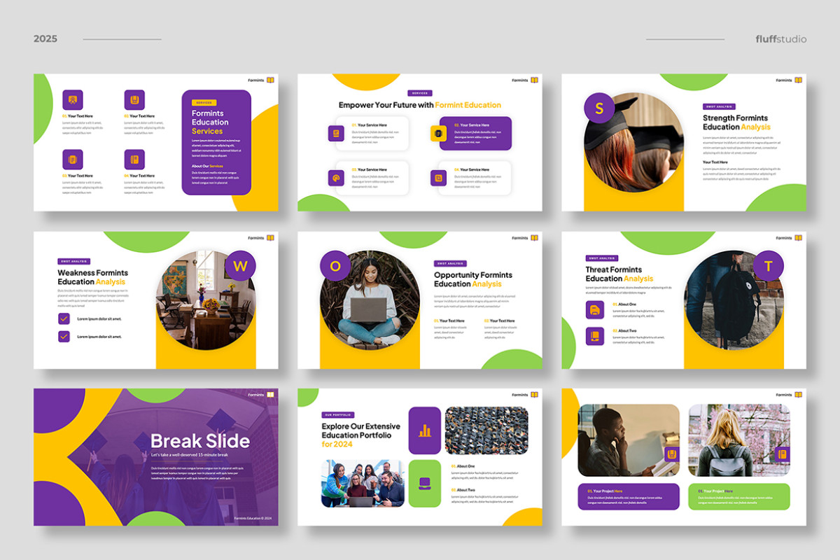 University & Education Powerpoint Template | Nulivo Market