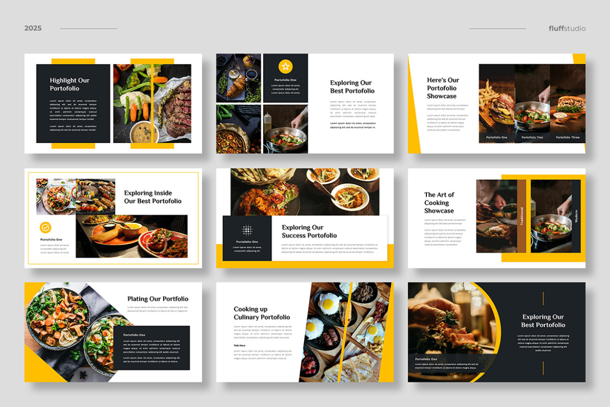 Food & Restaurant Powerpoint Template | Nulivo Market