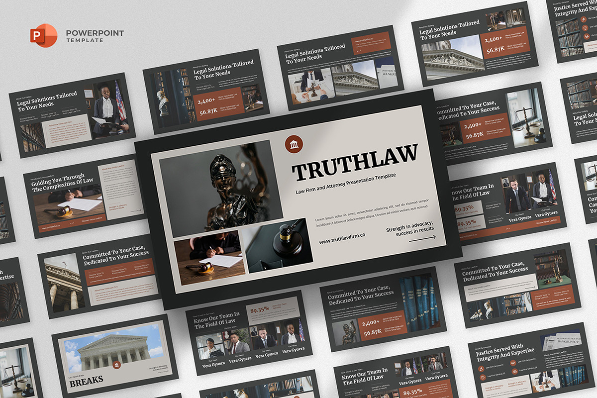 Law Firm Powerpoint Template | Nulivo Market