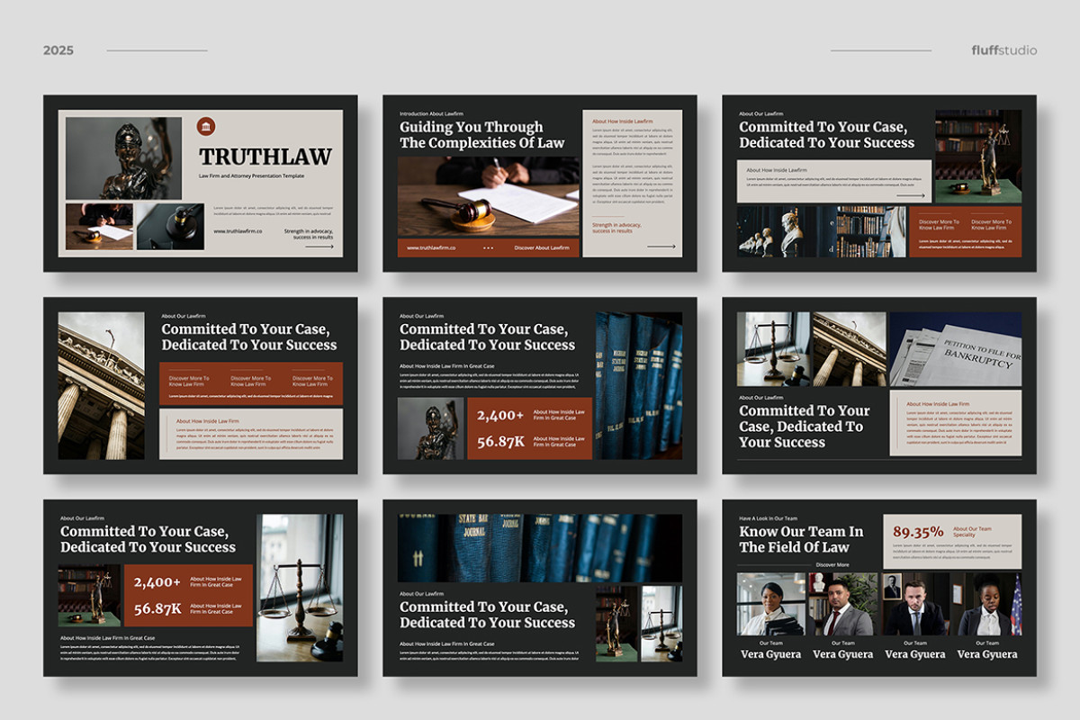 Law Firm Powerpoint Template | Nulivo Market