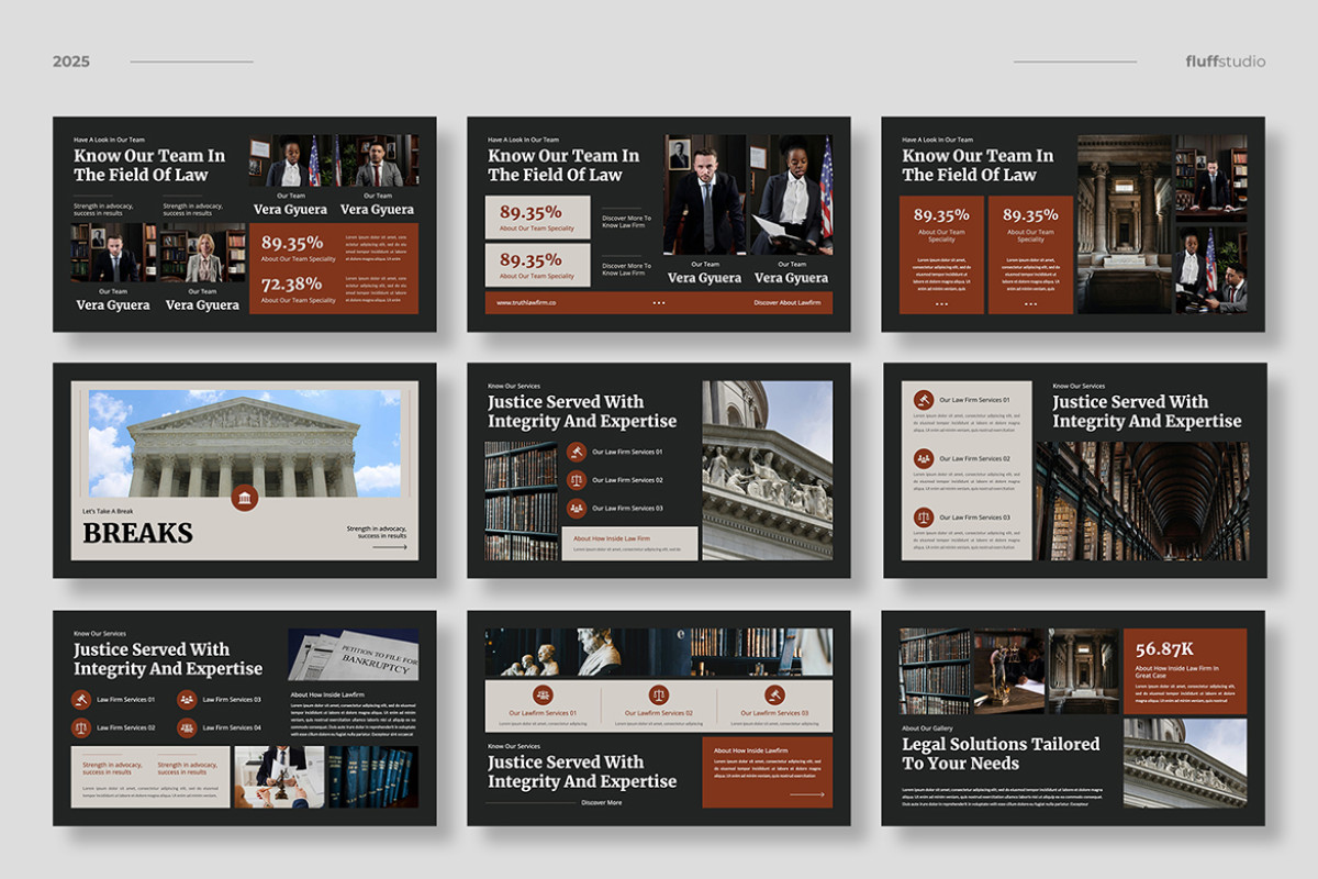 Law Firm Powerpoint Template | Nulivo Market