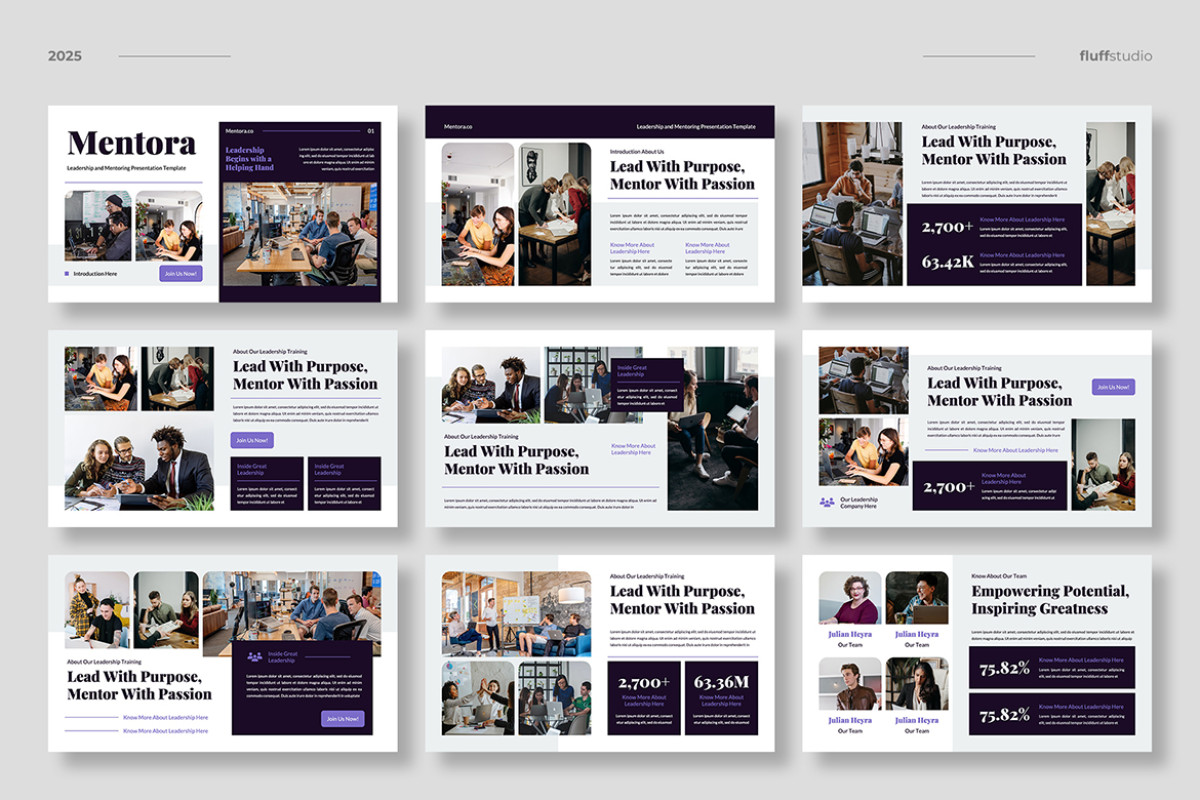 Leadership Training Powerpoint Template | Nulivo Market