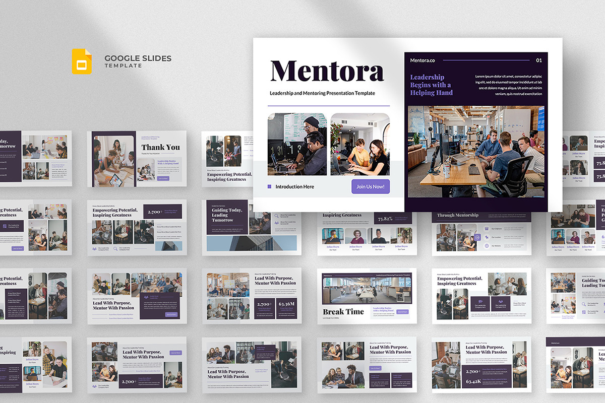 Leadership Training Google Slides Template | Nulivo Market