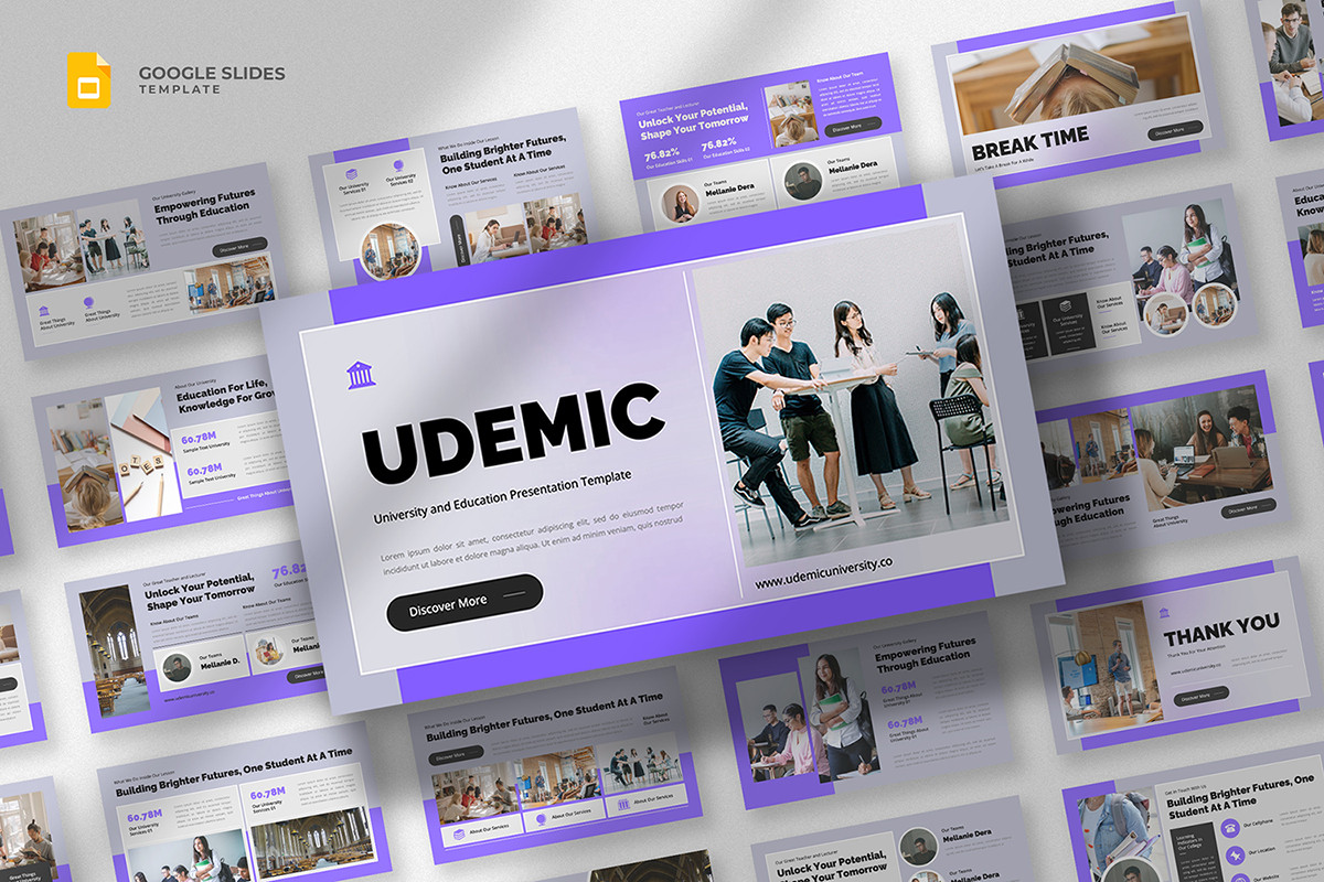 University & Education Google Slides Template | Nulivo Market