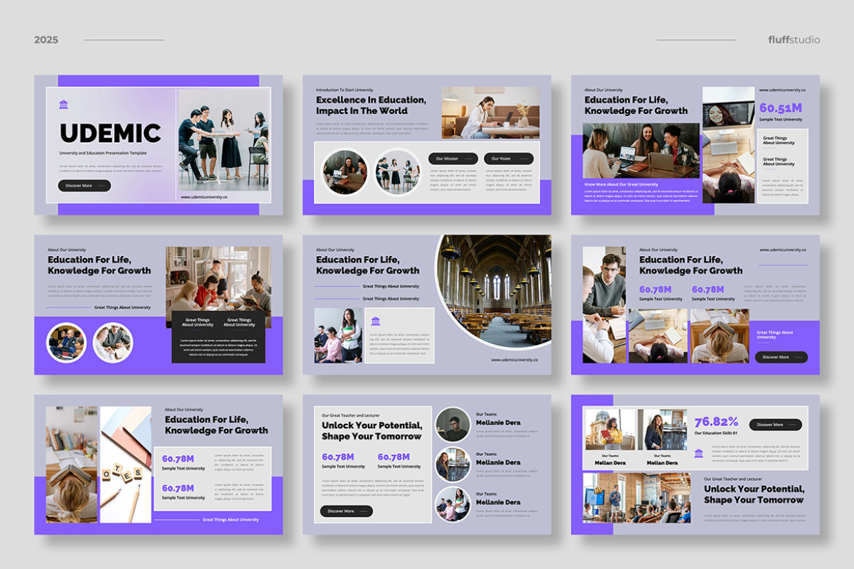 University & Education Google Slides Template | Nulivo Market