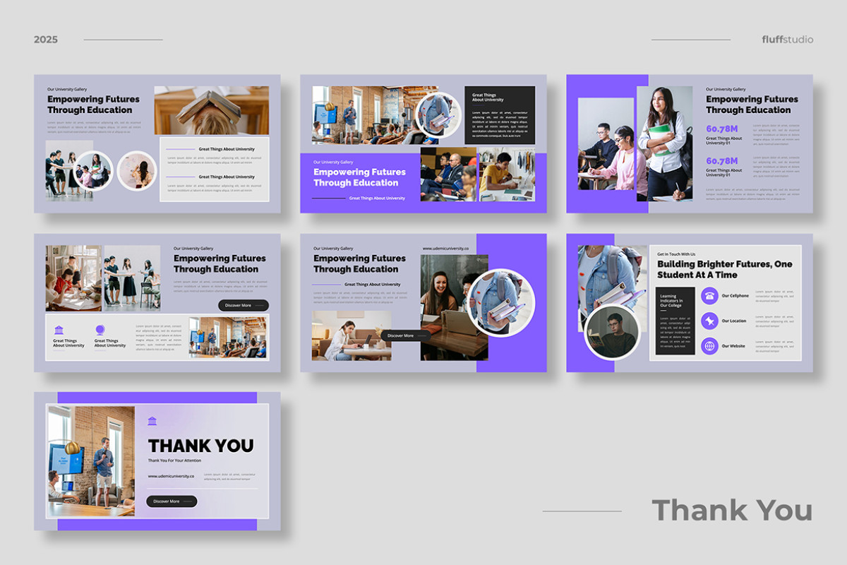 University & Education Google Slides Template | Nulivo Market