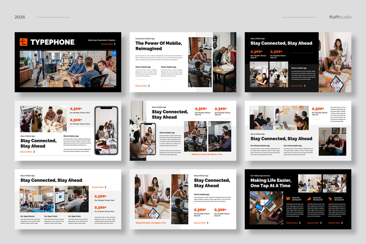 Mobile App Google Slides Template | Nulivo Market