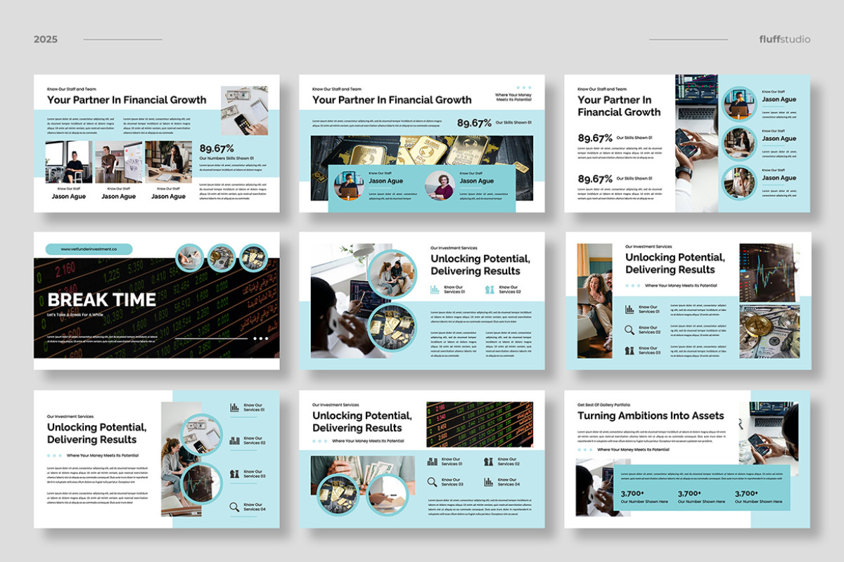 Investment & Financial Powerpoint Template | Nulivo Market