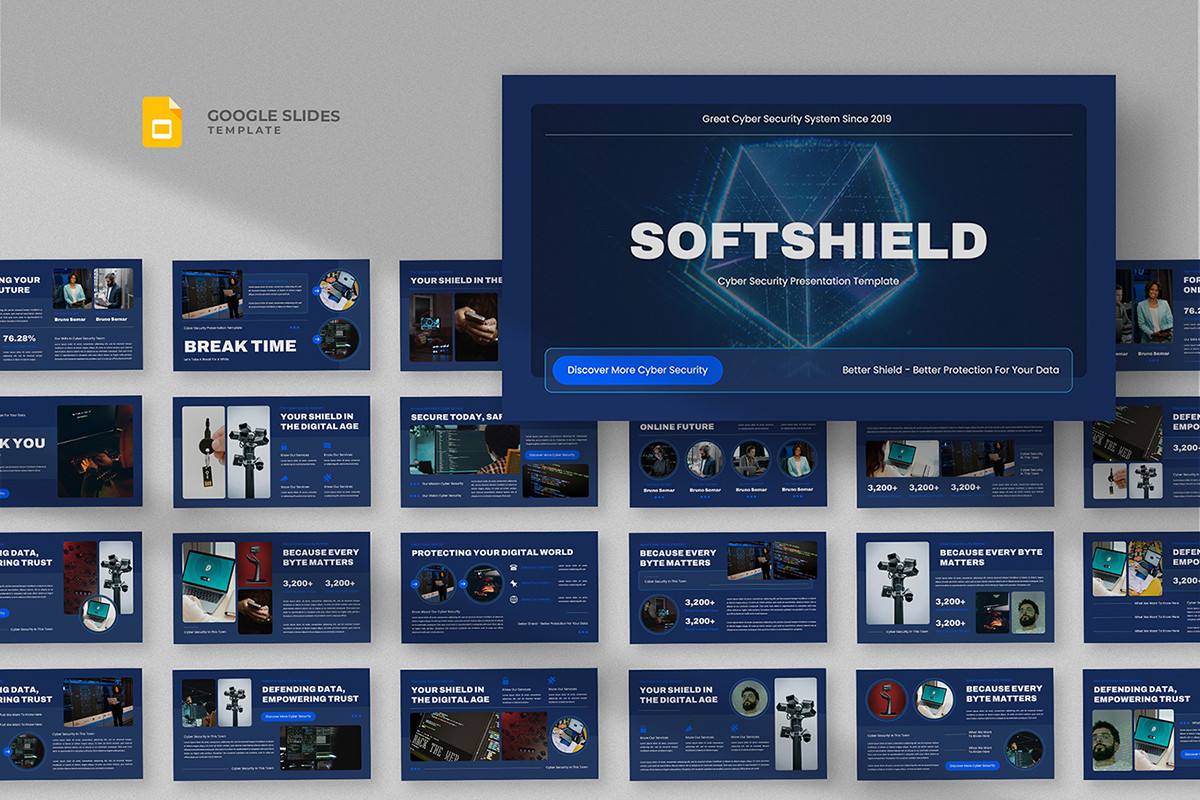Cyber Security Google Slides Template | Nulivo Market