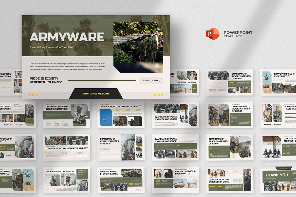 Military & Army Powerpoint Template | Nulivo Market