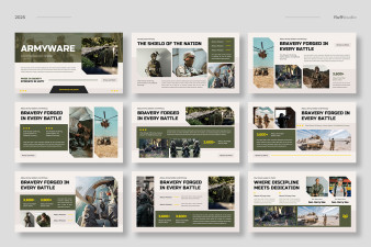 Military & Army Powerpoint Template | Nulivo Market