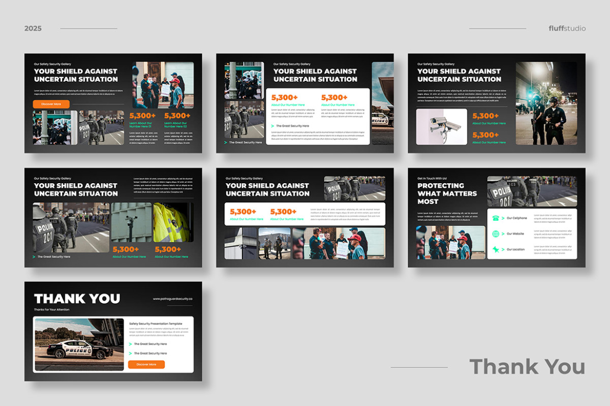 Security & Safety Powerpoint Template | Nulivo Market
