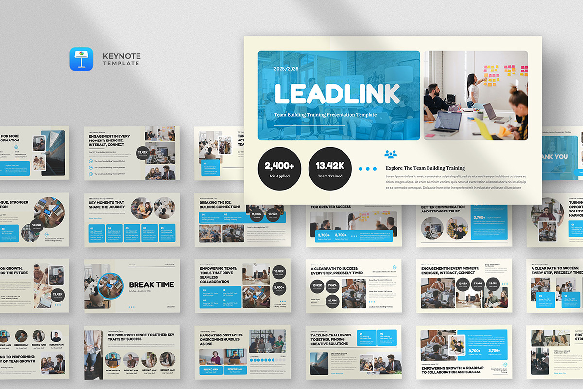 Team Building Training Keynote Template | Nulivo Market