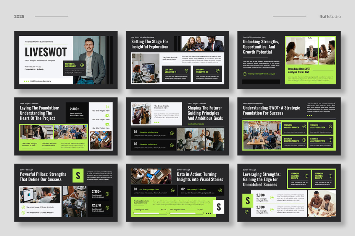 SWOT Analysis Powerpoint Template | Nulivo Market