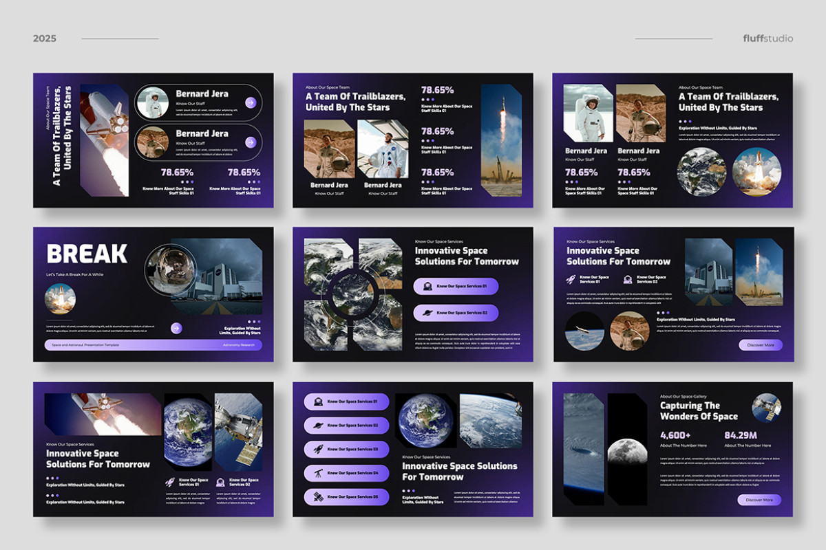 Space Science Google Slides Template | Nulivo Market