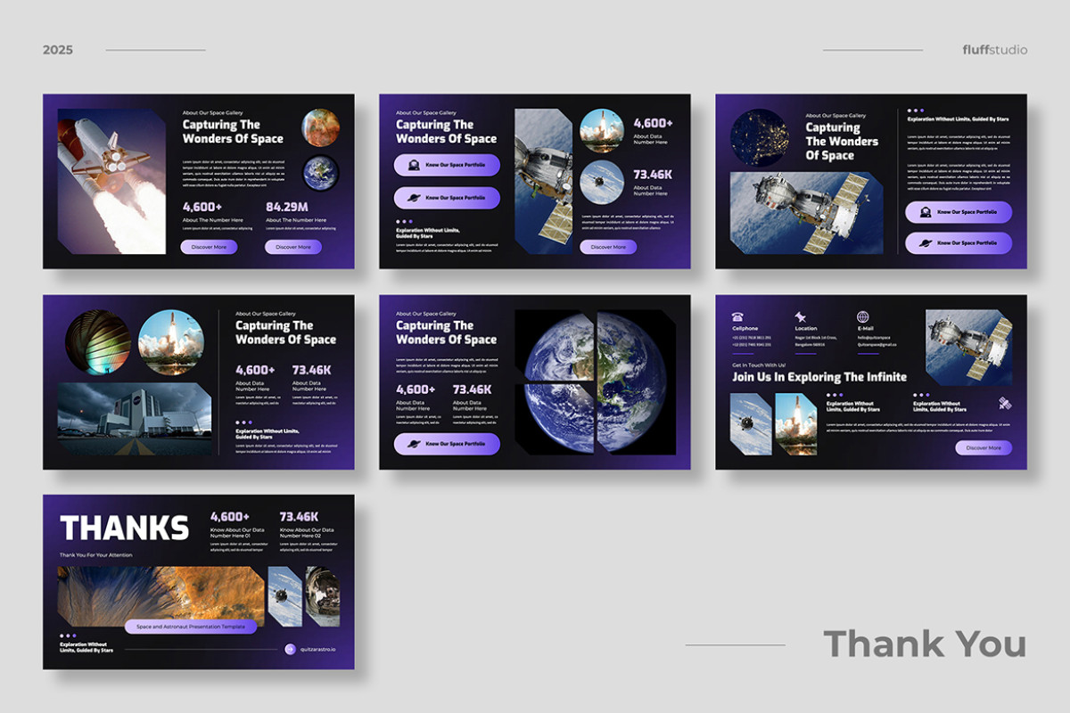 Space Science Google Slides Template | Nulivo Market