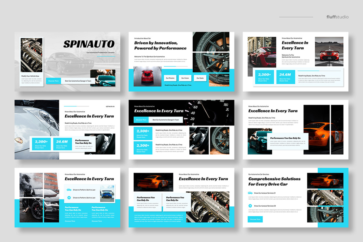 Car Automotive Powerpoint Template | Nulivo Market
