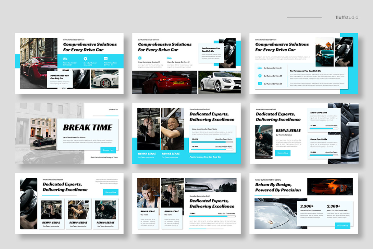 Car Automotive Powerpoint Template | Nulivo Market