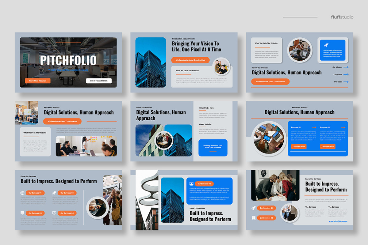 Website Proposal Powerpoint Template | Nulivo Market