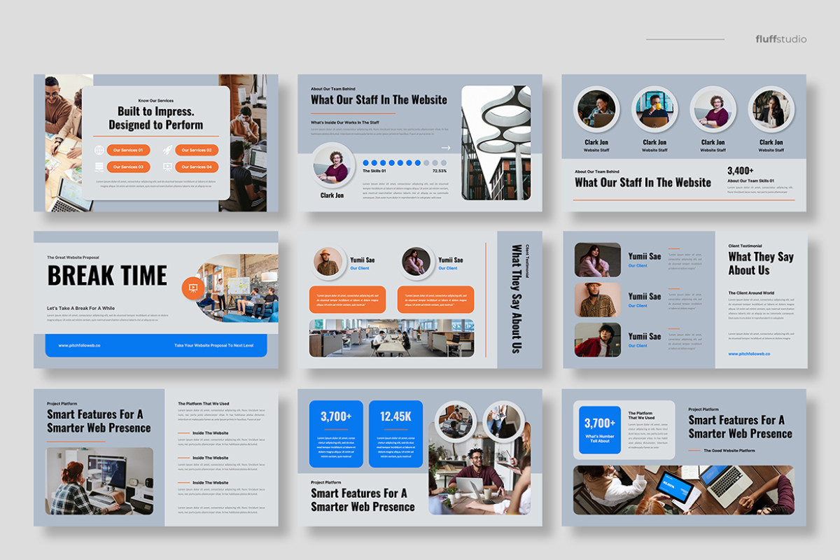 Website Proposal Powerpoint Template | Nulivo Market