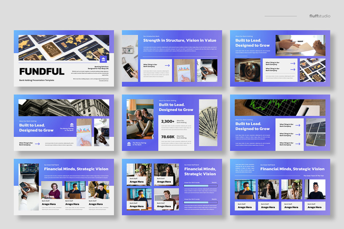 Bank & Finance Powerpoint Template | Nulivo Market