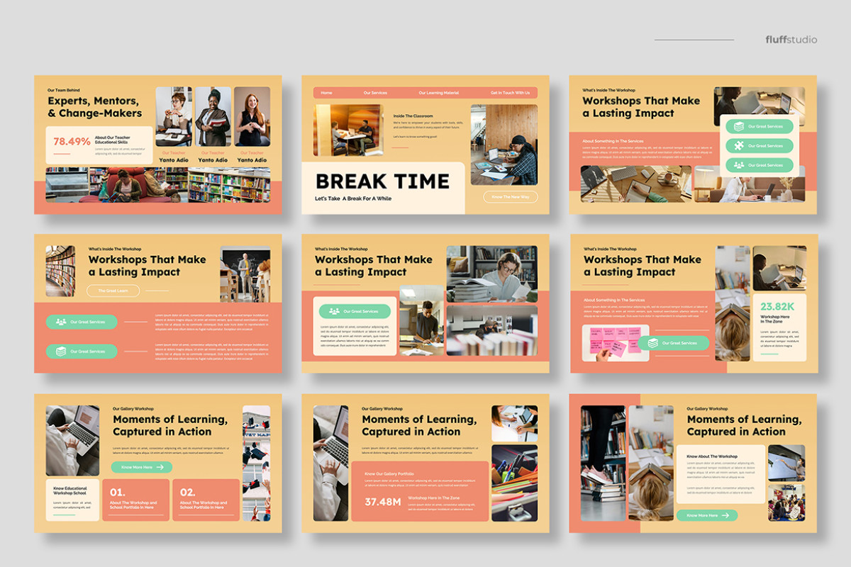 College Education Workshop Google Slides Template | Nulivo Market