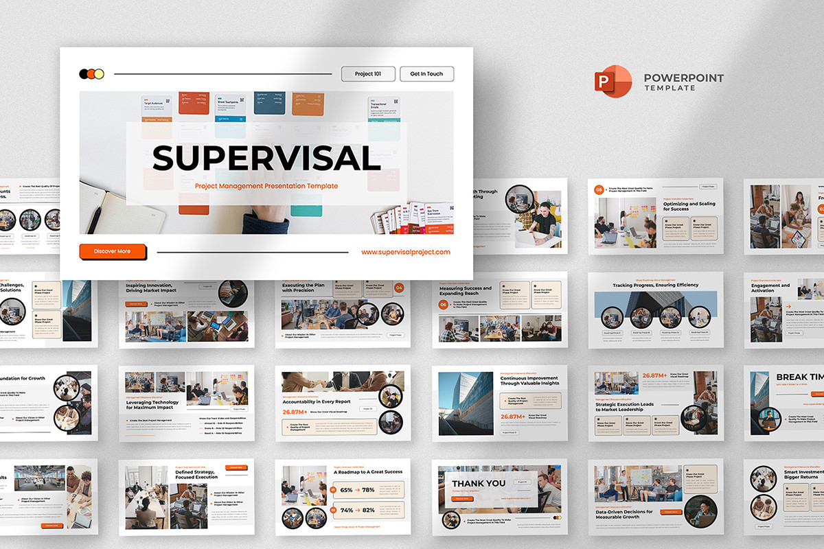 Project Management Powerpoint Template | Nulivo Market