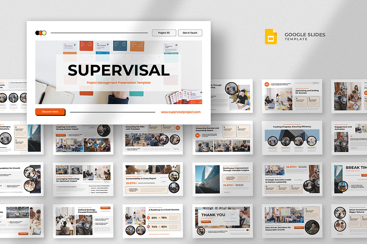 Project Management Google Slides Template | Nulivo Market