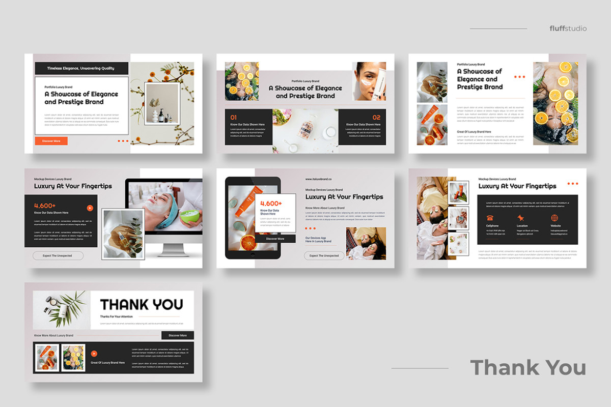 Luxury Brand Powerpoint Template | Nulivo Market