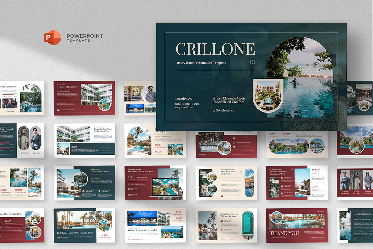 Luxury Hotel Powerpoint Template | Nulivo Market