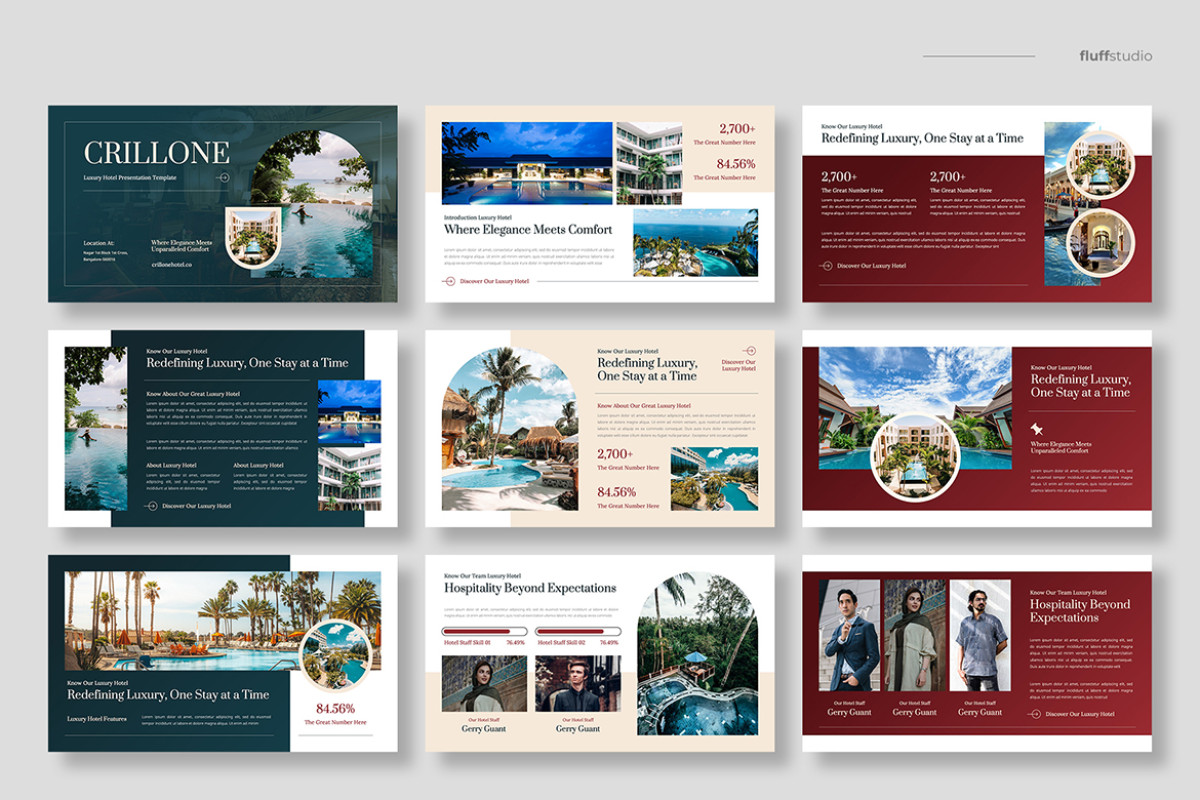 Luxury Hotel Powerpoint Template | Nulivo Market