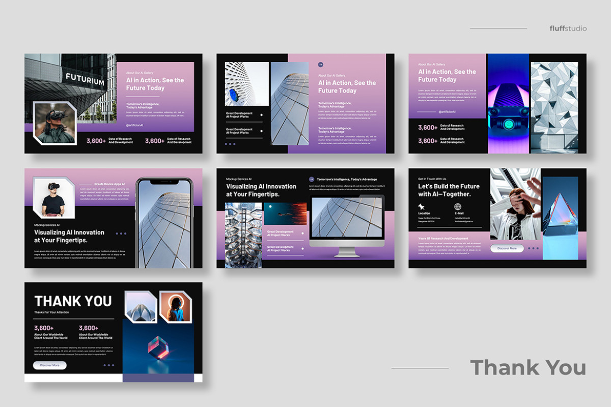 Artificial Intelligence Google Slides Template | Nulivo Market