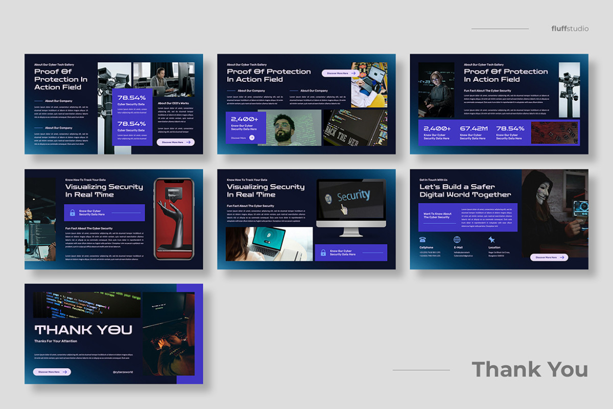 Cyber Security Powerpoint Template | Nulivo Market