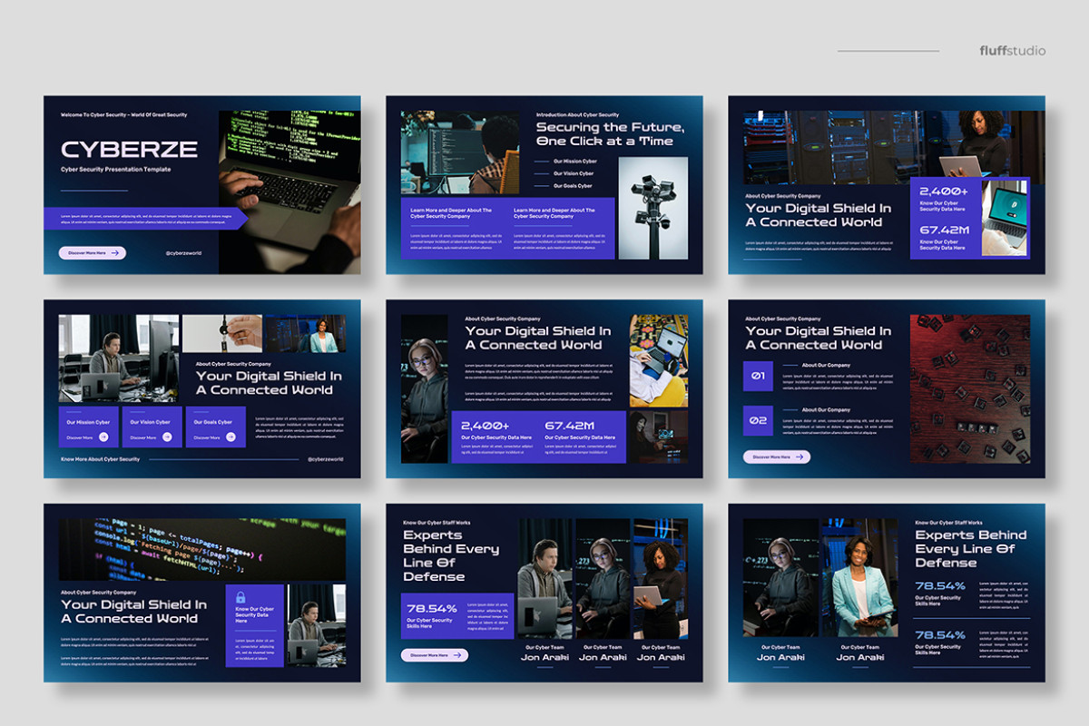 Cyber Security Keynote Template | Nulivo Market